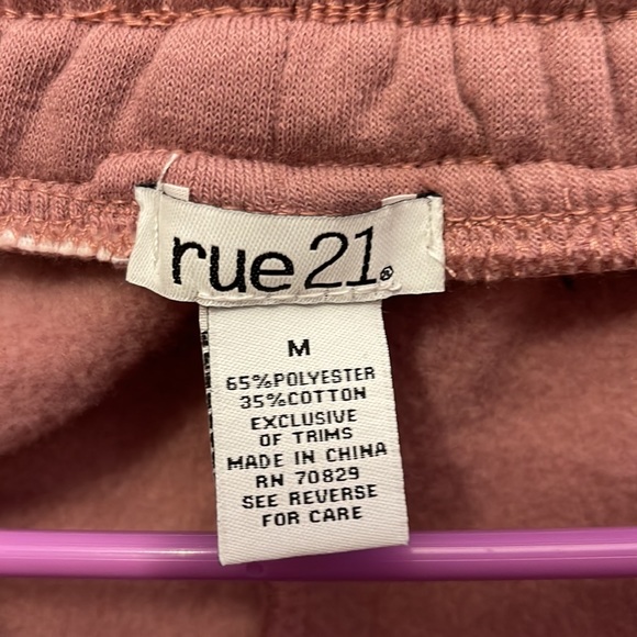 Rue21 | Pants & Jumpsuits | Light Pink Rue 2 Flare Sweats | Poshmark